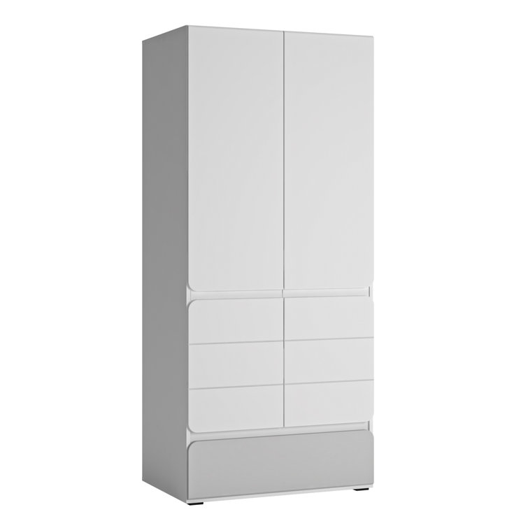 Ebern Designs Dontavia 2 Door Wardrobe | Wayfair.co.uk
