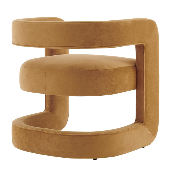 Wade Logan® Boback 27.5'' Wide Barrel Chair | Wayfair