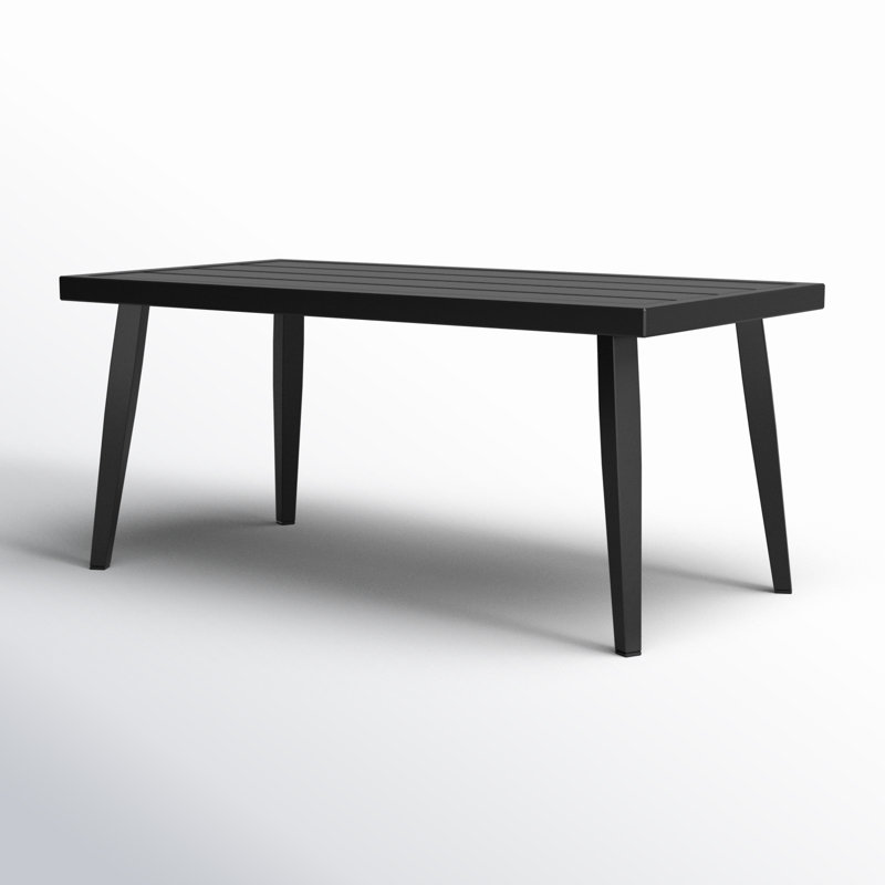 Birch Lane™ Serena Metal Outdoor Coffee Table with Slat Top | Joss & Main