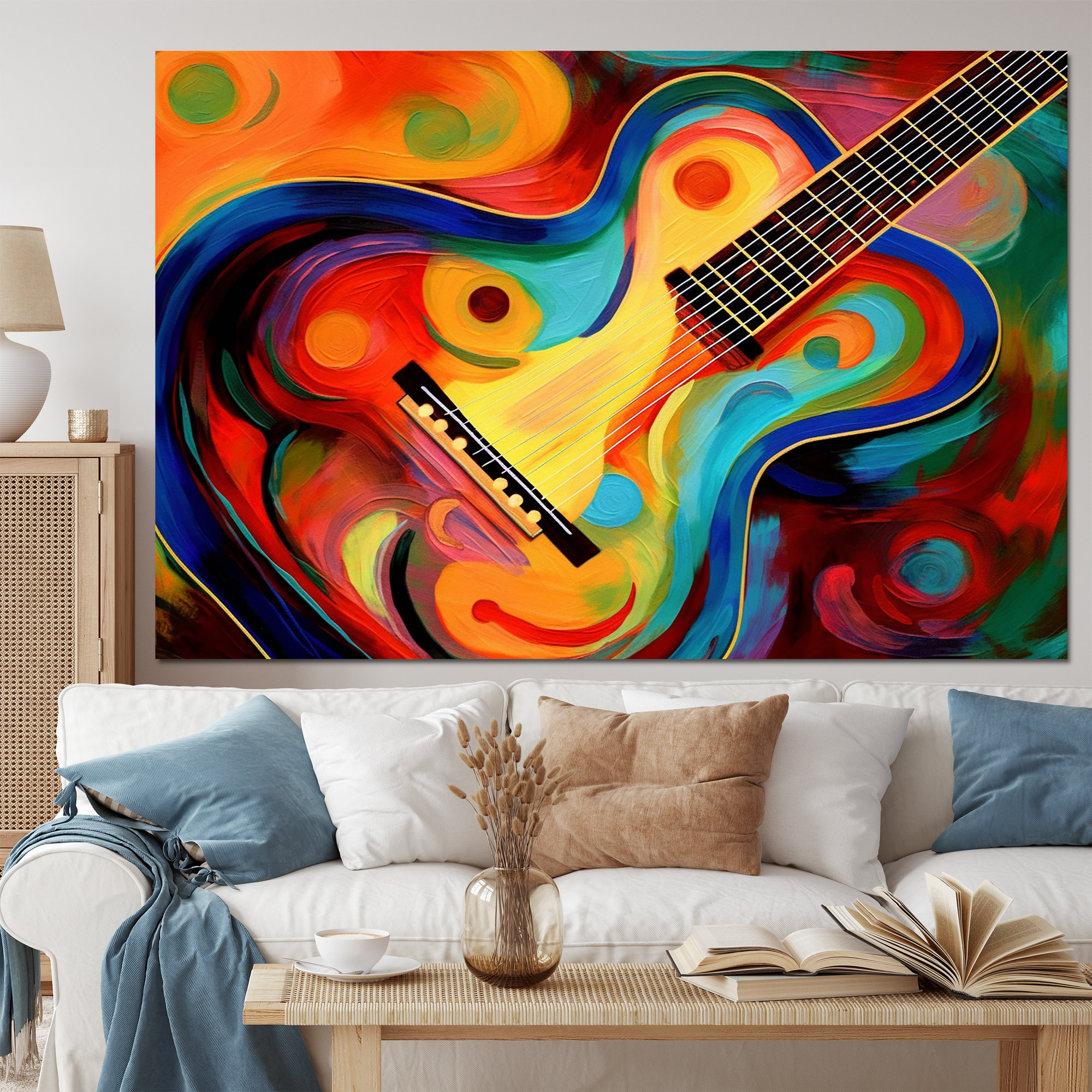 Red Barrel Studio® Music In Color III - Music Wall Art Living Room ...
