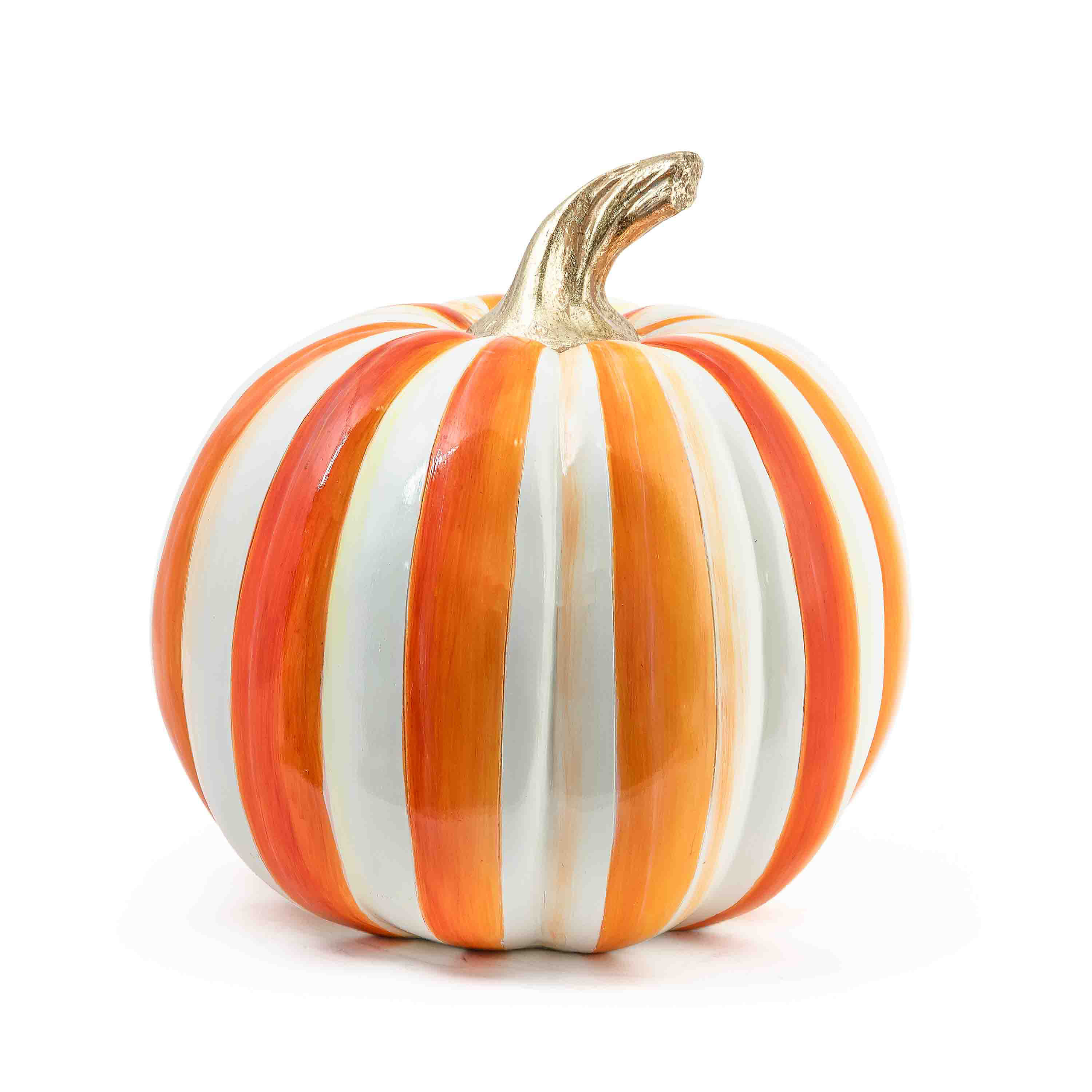 MacKenzie-Childs Stripe Medium Pumpkin | Wayfair