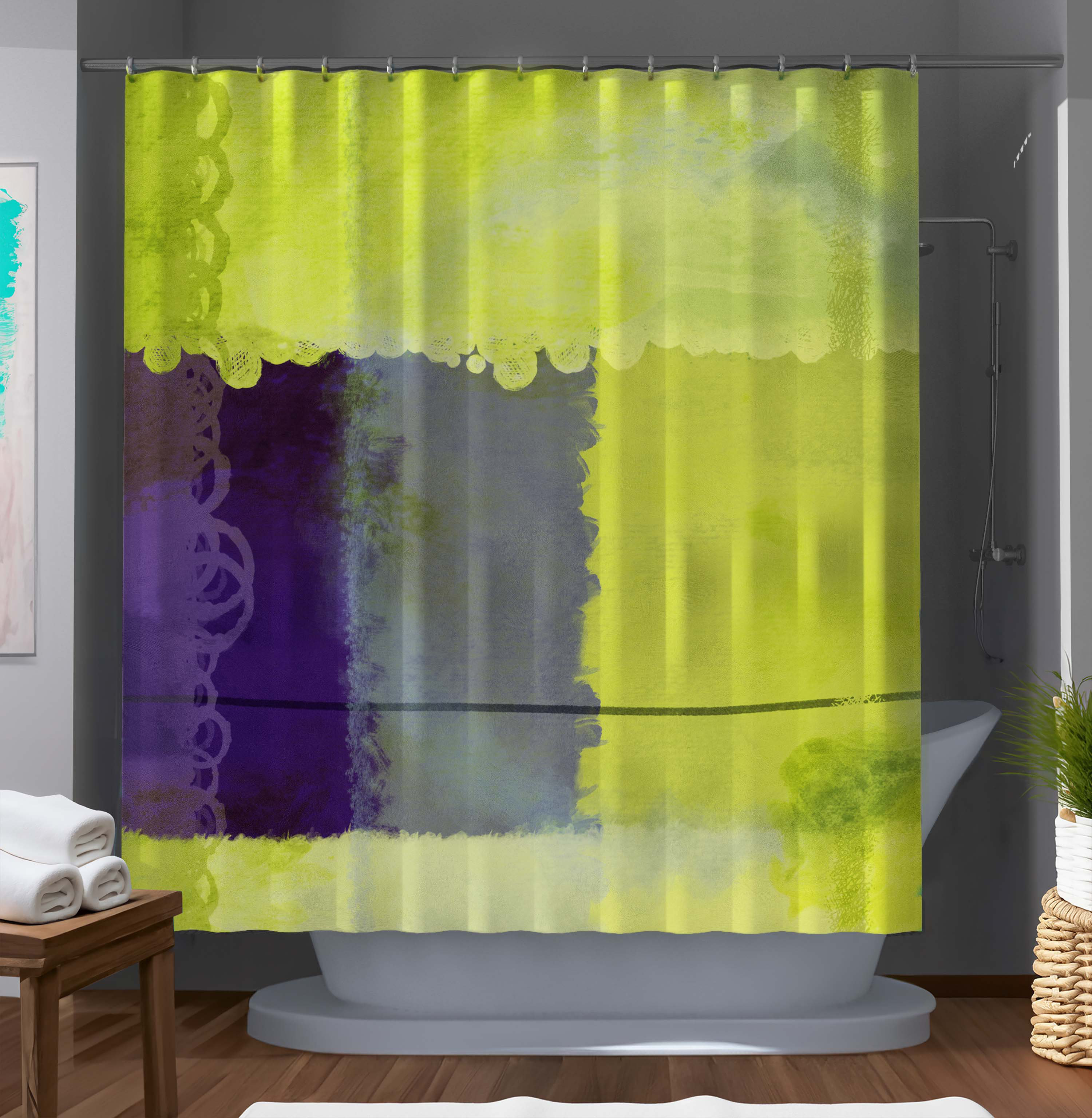 East Urban Home Chic Trust Shower Curtain | Wayfair