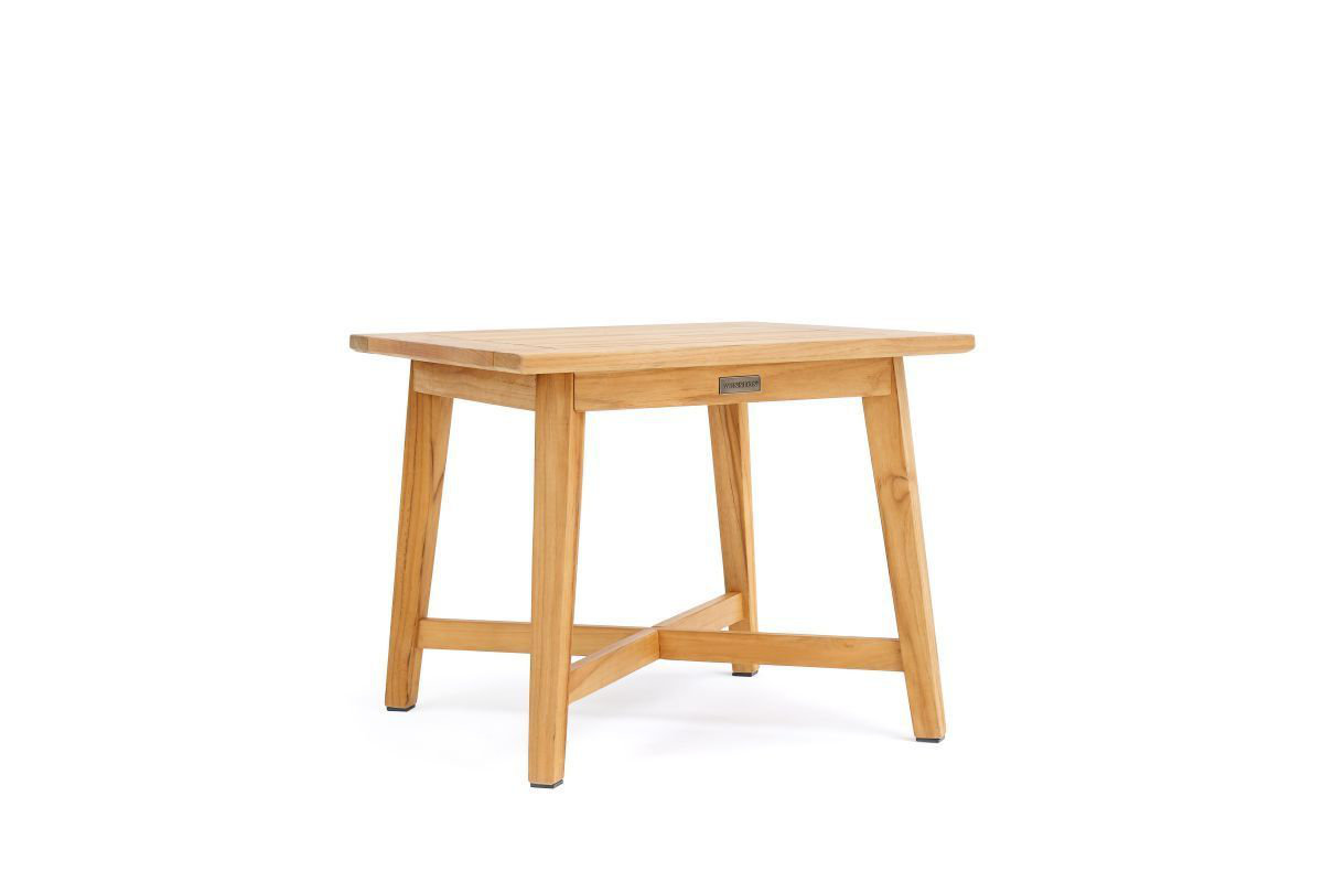 Winston All-Natural Teak Outdoor 24" Square Side Table - Wayfair Canada