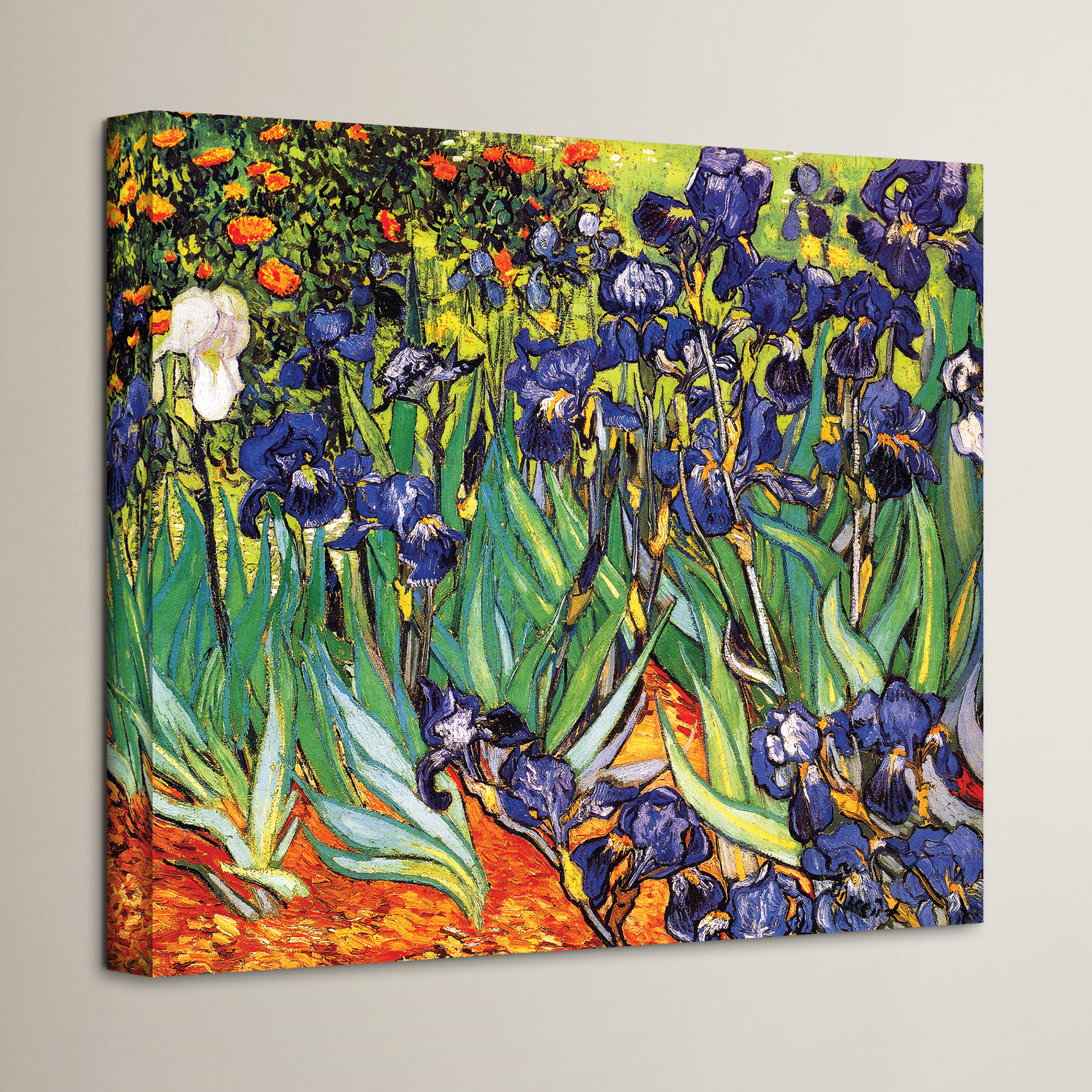 Lark Manor™ Miko 'Irises' by Vincent van Gogh, Iconic Van Gogh Purple ...