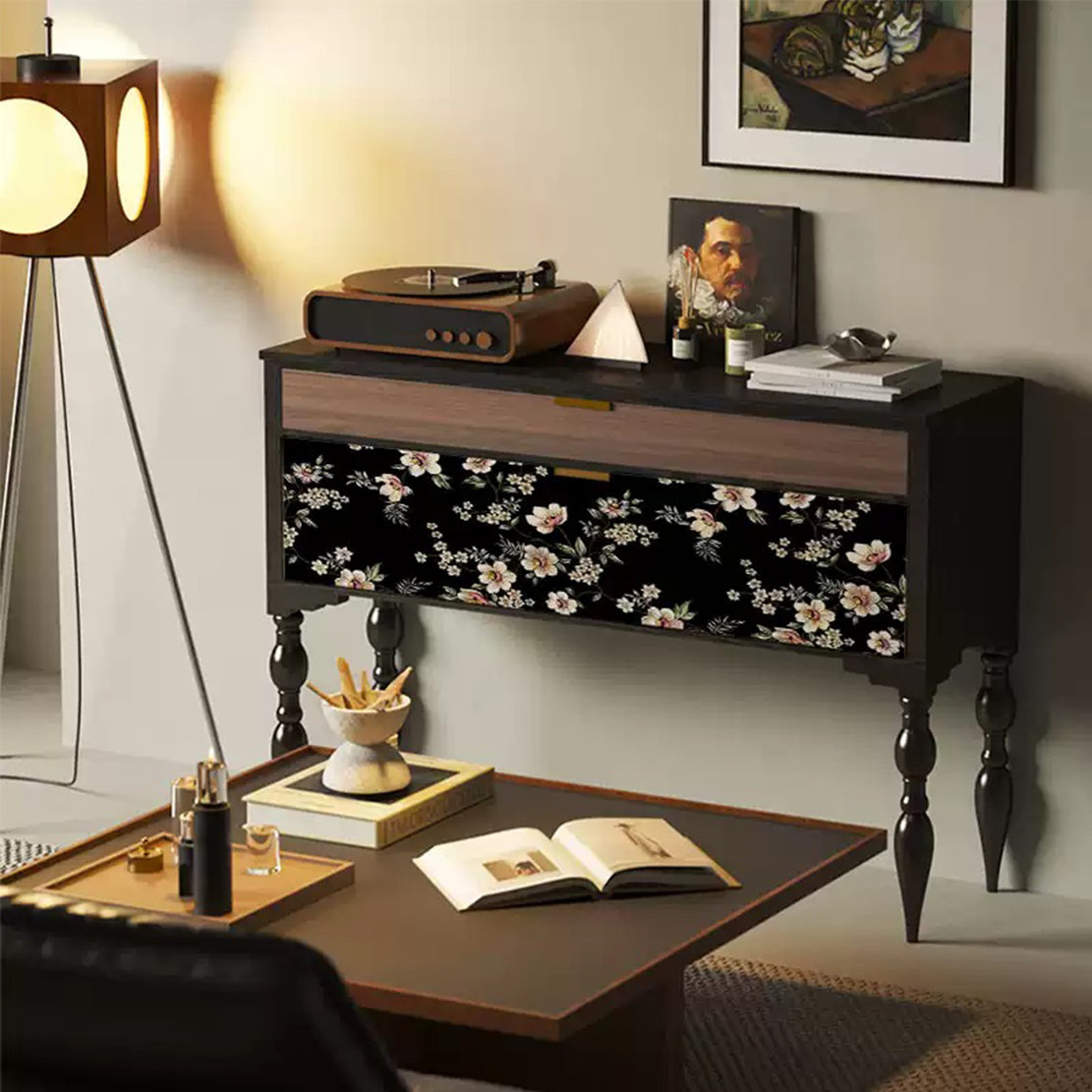 DURBIL Retro Multifunctional Console Table with Drawers | Wayfair
