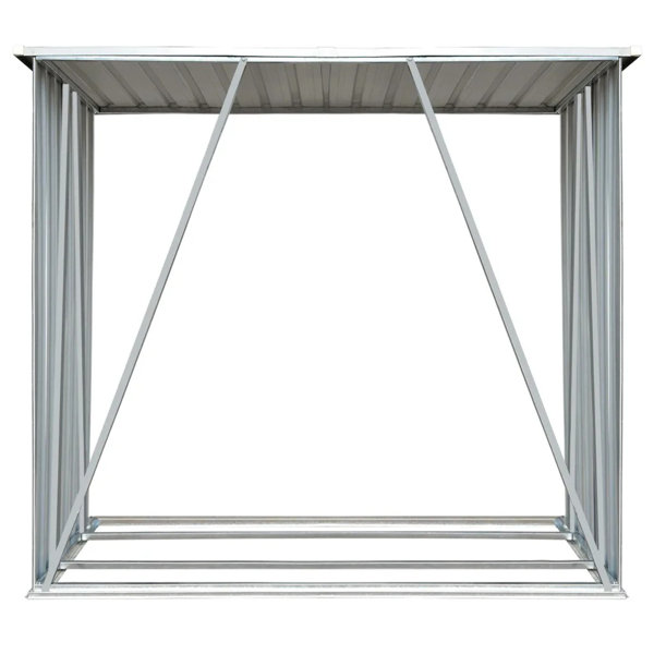 Galvanized Log Storage | Wayfair.co.uk
