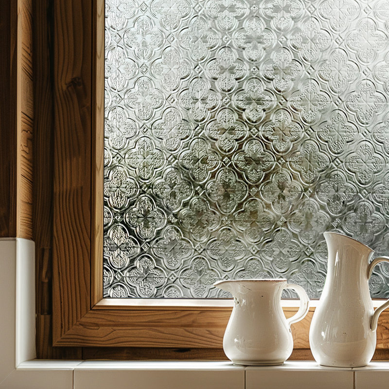 Lark Manor™ Glassy Petals Design Glass Accent Window Film & Reviews ...