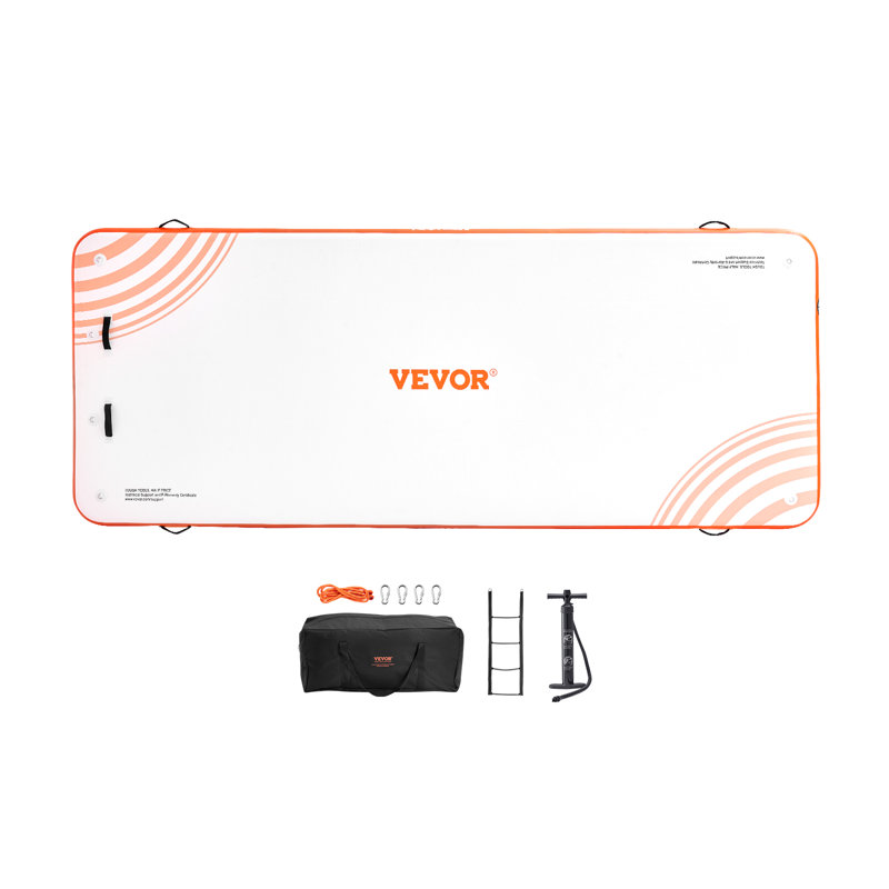 Stellweilan Tessberg 15 x 6FT Non-Slip Water Floating Dock Mat with ...