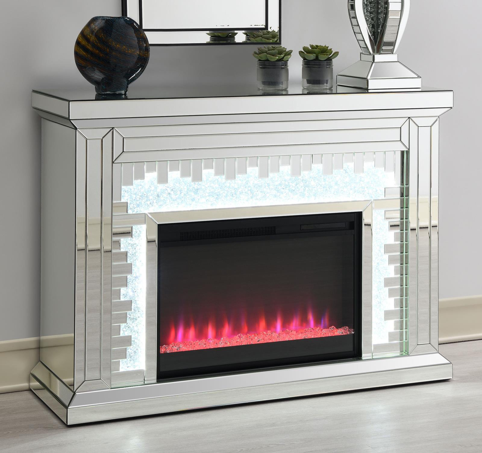 Everly Quinn Rectangular Freestanding Fireplace Mirror - Wayfair Canada
