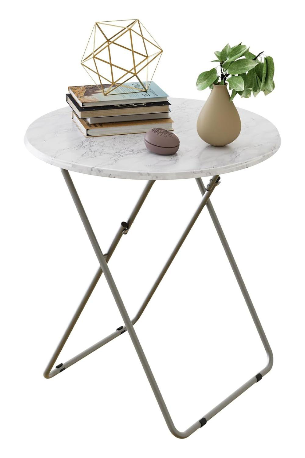 Ivy Bronx Tv Trays Folding Tray Table Dinner Tray Table Round, Snack ...