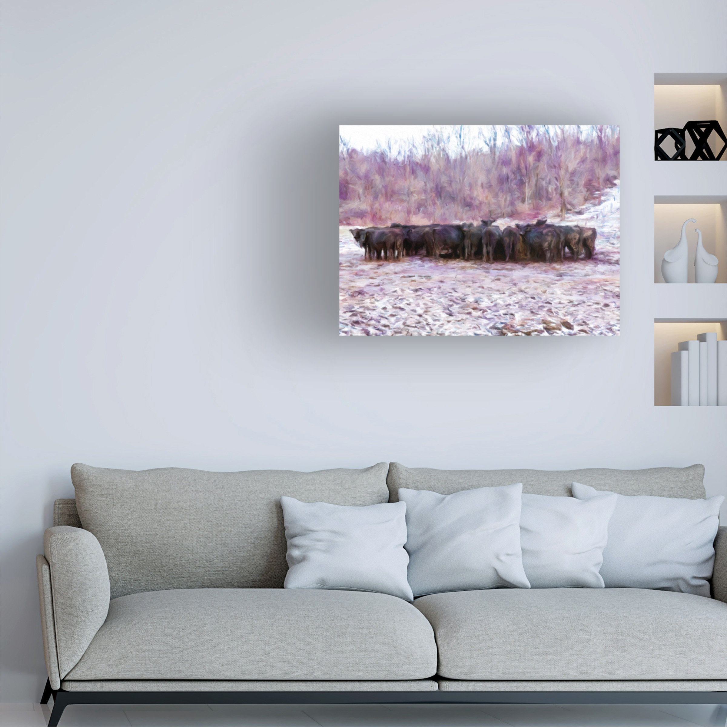 Rosalind Wheeler Leslie Montgomery ''Huddle Up'' Canvas Art - Wayfair ...