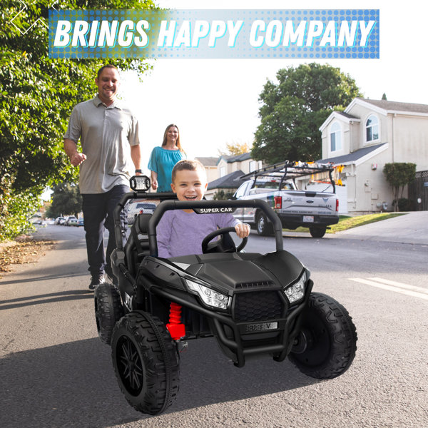 JOYRACER 24 Volt Ride On Toys With Remote, 4X200W Metal Frame Electric ...