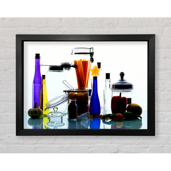 Bright Star Kitchen Utensils - Single Picture Frame Print | Wayfair.co.uk