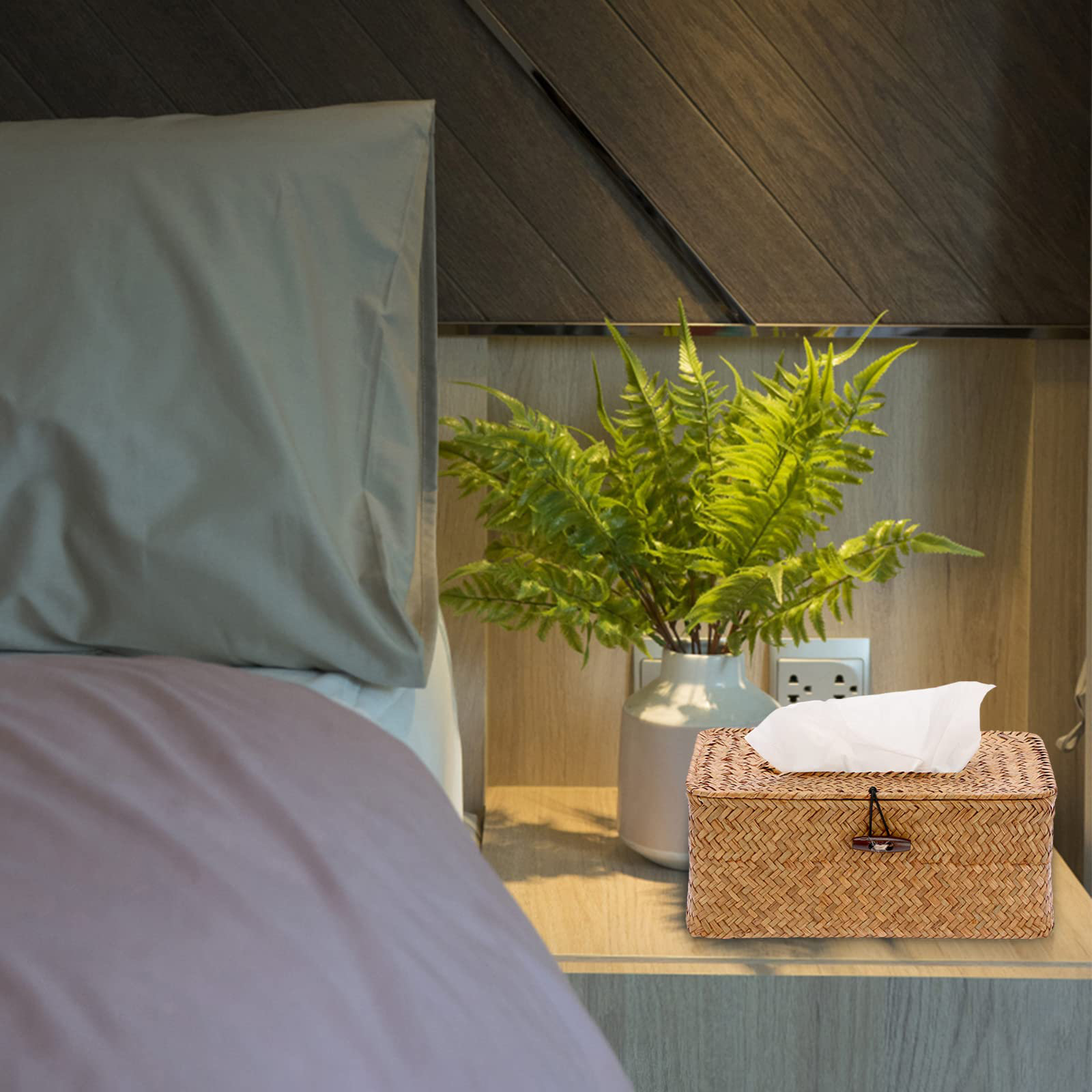Bayou Breeze Tissue Box Cover Rectangle Tissue Box Seagrass Tissue Box ...