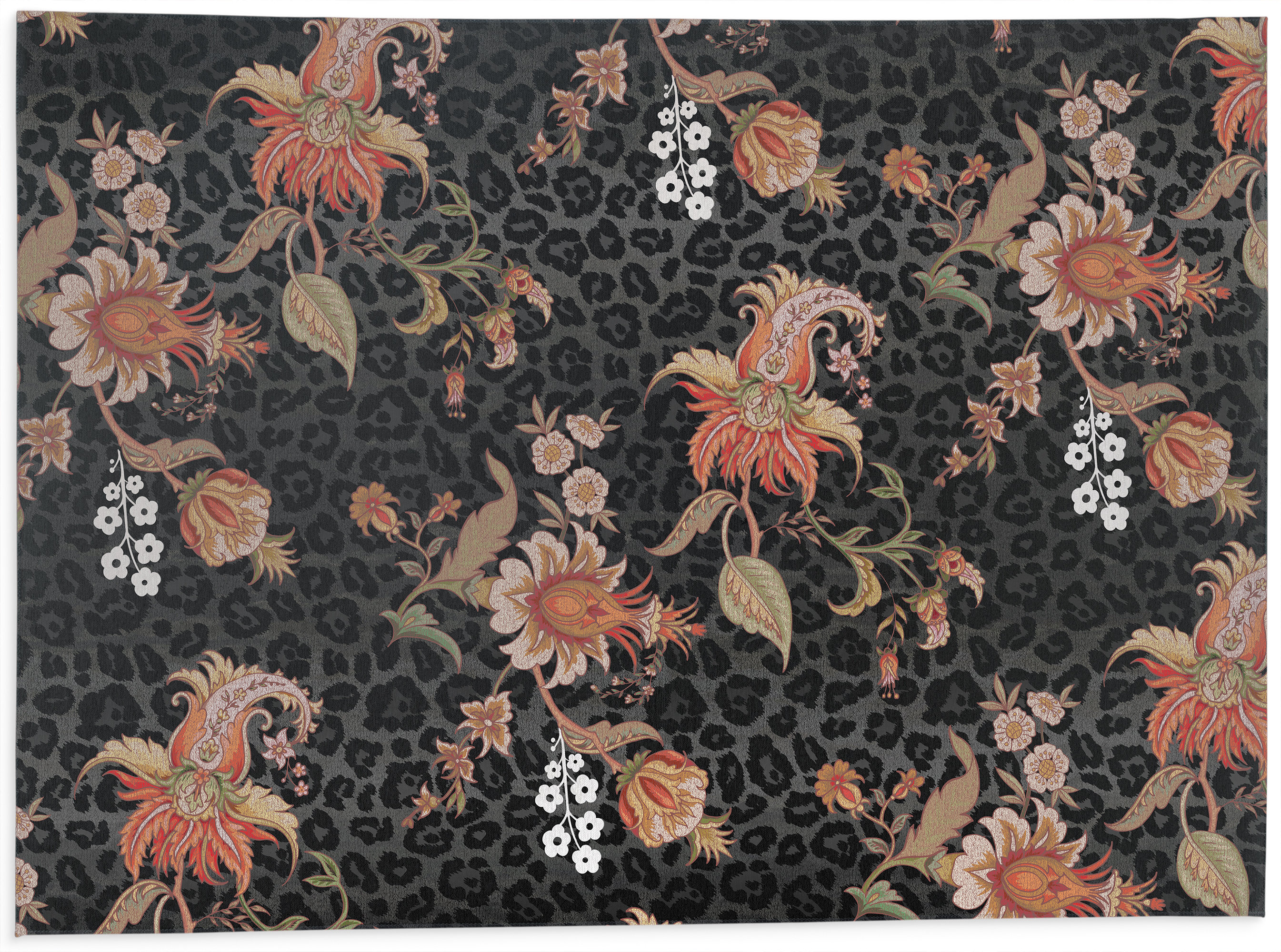 Lark Manor Arelys Jackobean Cheetah Kitchen Mat - Wayfair Canada