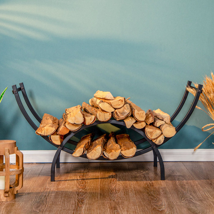 Arlmont & Co. Jessup 48'' W Metal Log Rack & Reviews - Wayfair Canada