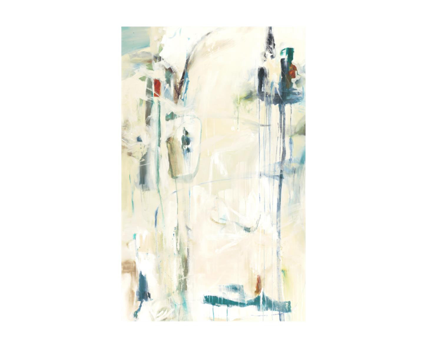Chelsea Art Studio Teal for Two by Chelsea Art Studio - Wrapped Canvas ...