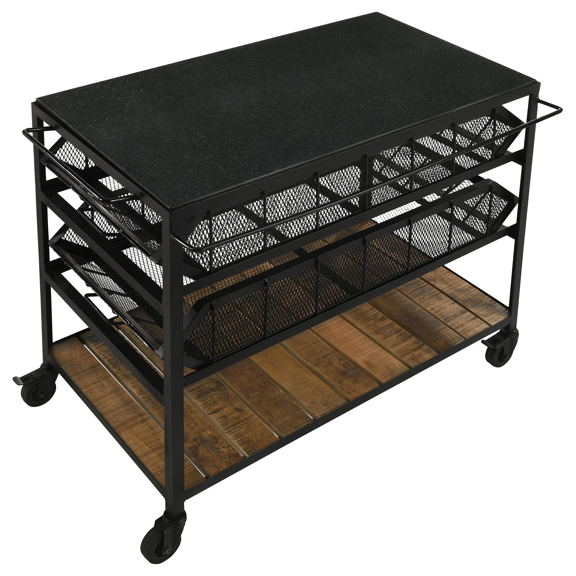 17 Stories Accent Storage Cart with Casters | Wayfair