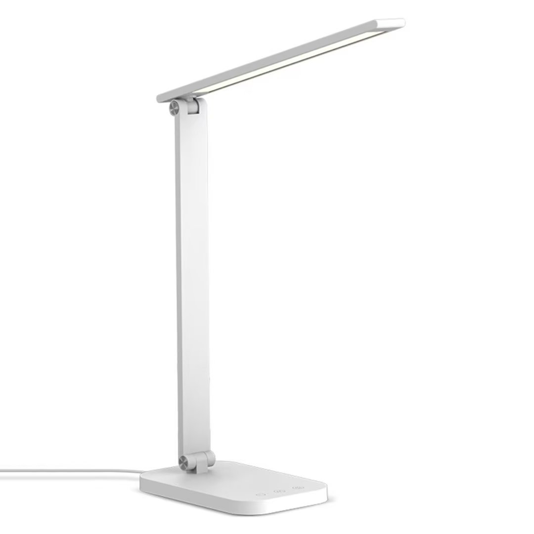 Wrought Studio™ Grimbal USB Desk Lamp LED Flexible Table Lamp | Wayfair