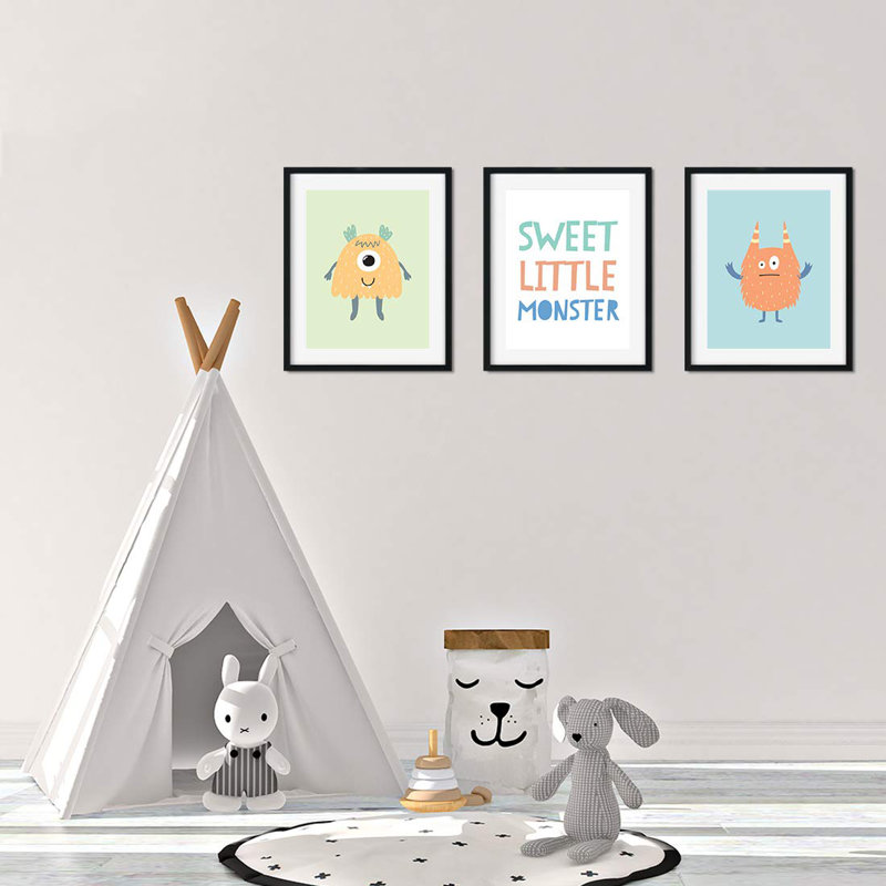 Zoomie Kids Wirth Fantasy & Sci-Fi 3 - Piece Paper Print | Wayfair