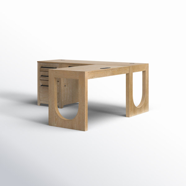Birch Lane™ Fitzgerald L-Shape Desk & Reviews | Birch Lane