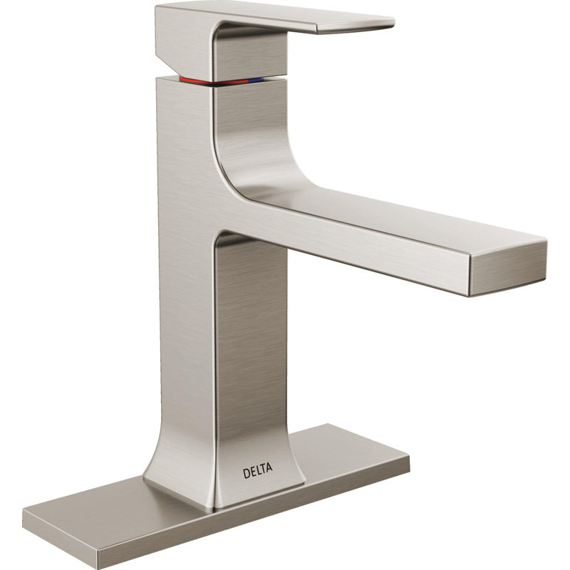Delta Velum Single Hole Bathroom Faucet with Drain Assembly, Single ...