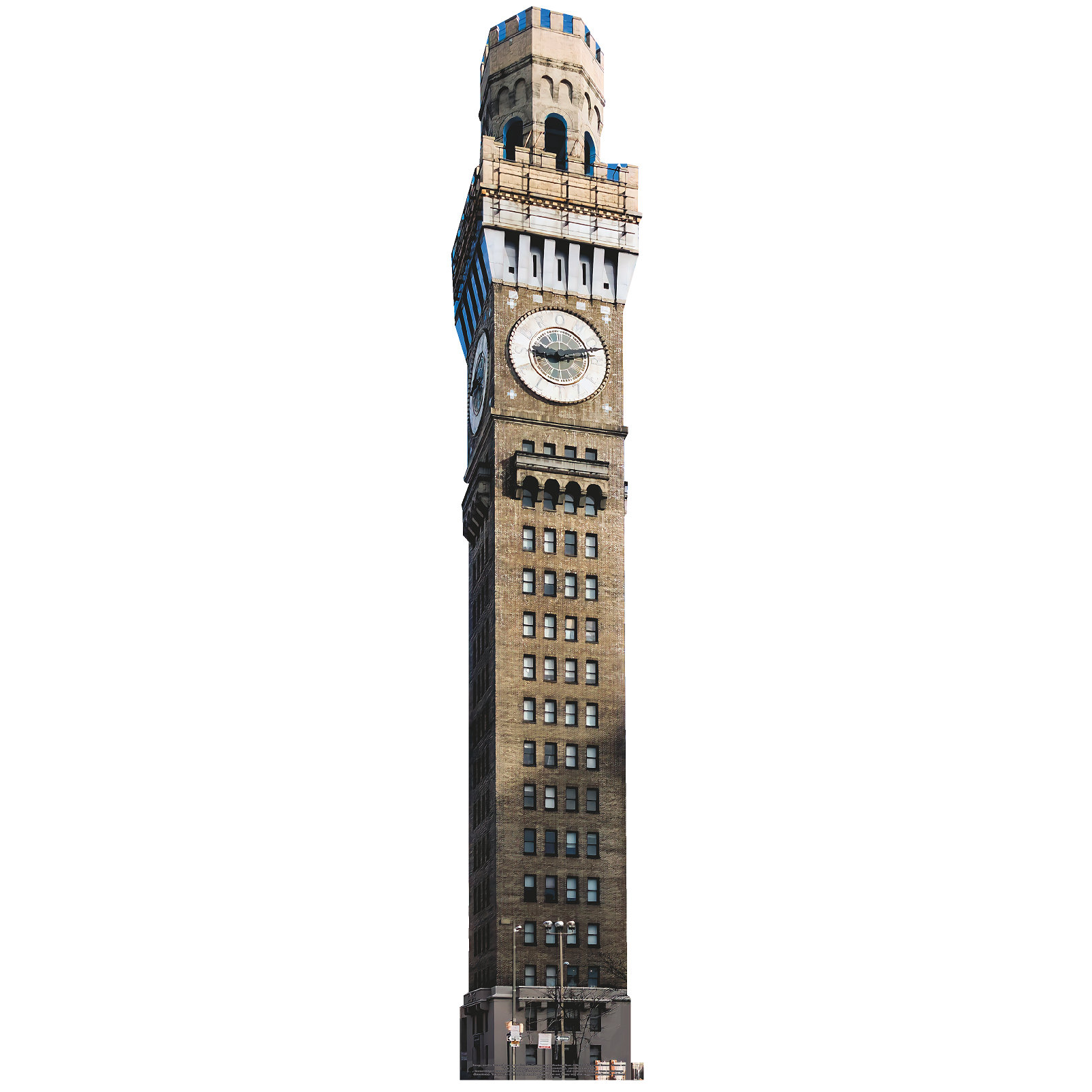 Wet Paint Printing Emerson Bromo Seltzer Clock Tower Maryland Cardboard ...