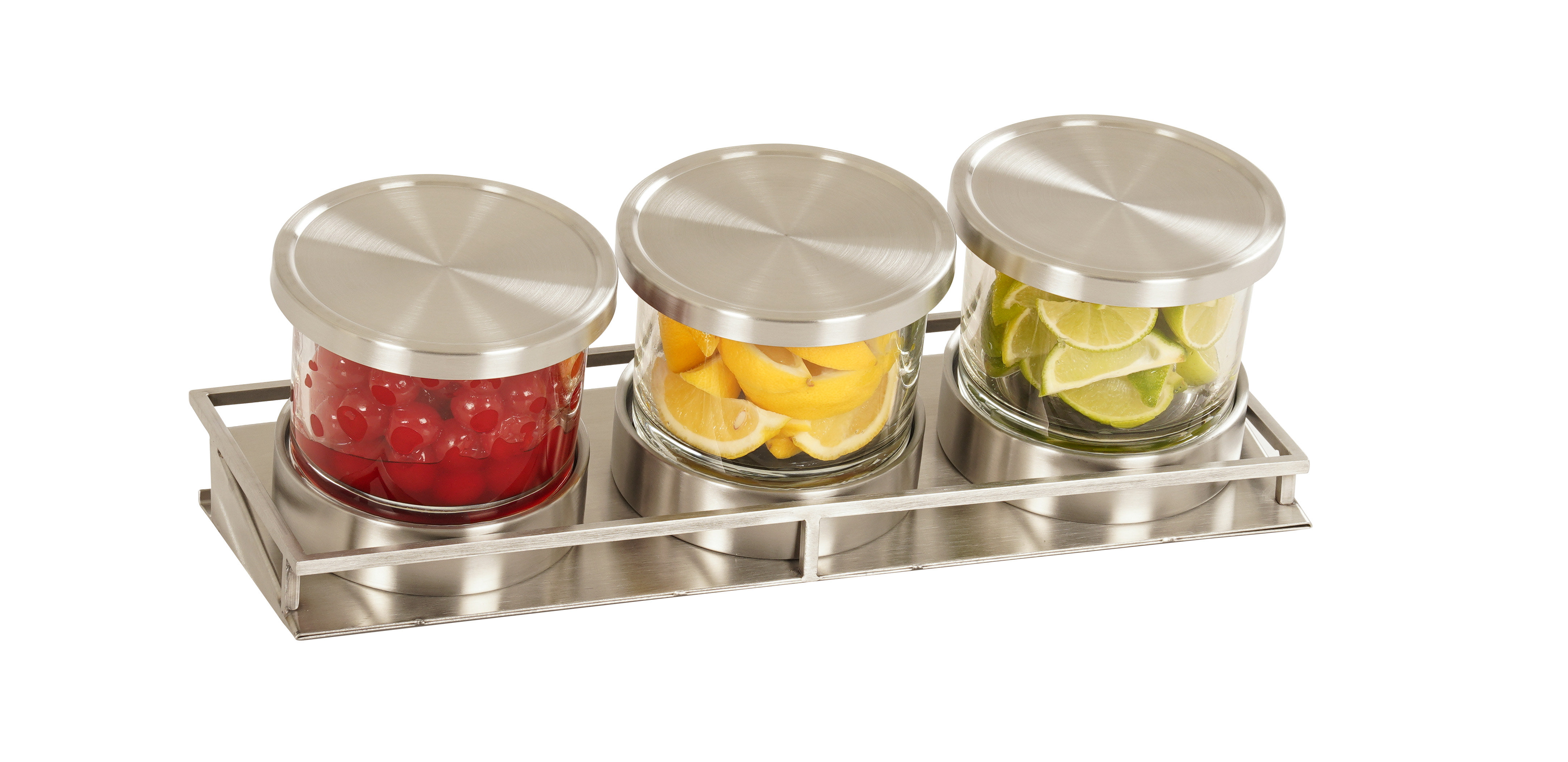 Cal-Mil 3 Jar Mixology Display - 32Oz Jars with Solid Lid | Wayfair