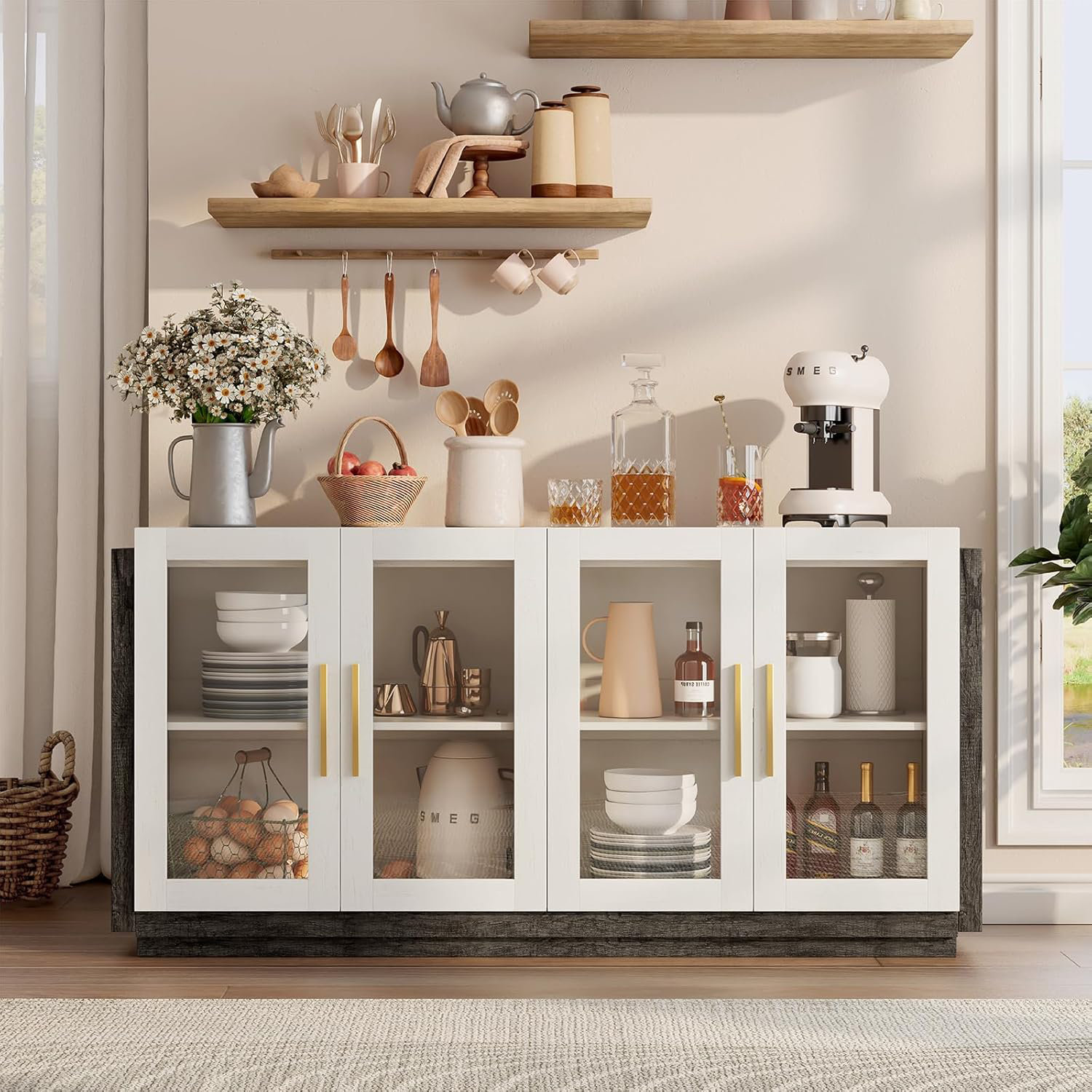 Ivy Bronx Dining Cabinet Buffet Cabinet | Wayfair