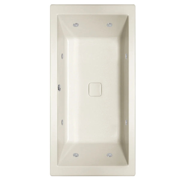 Hydro Systems Versailles 72'' x 42'' Drop-In Acrylic Bathtub - Wayfair ...