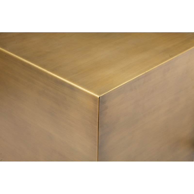 AllModern Jules Steel Block End Table & Reviews | Wayfair
