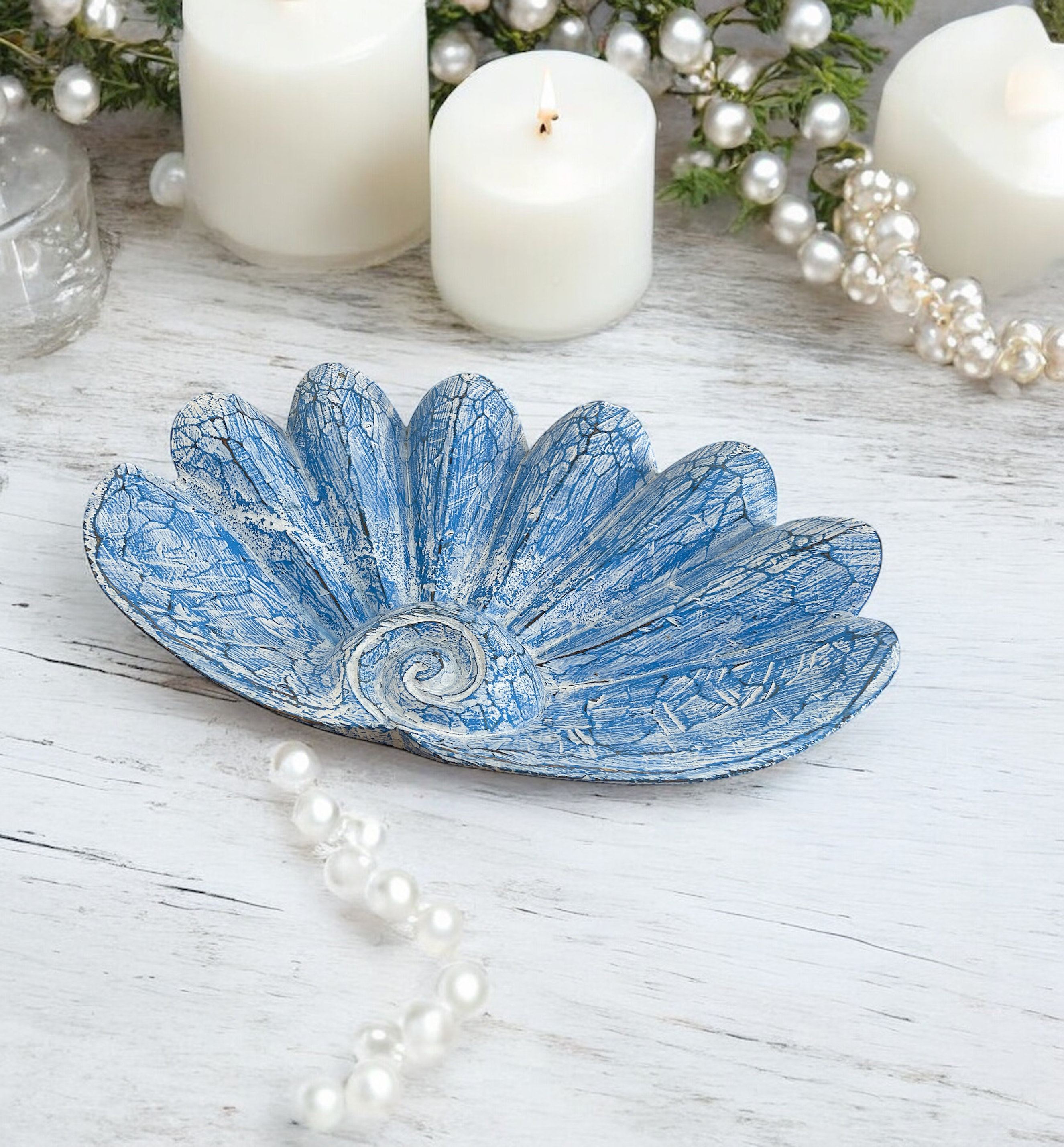 Breakwater Bay Handcrafted Solid Wood Decorative Bowl Clam Shell Design ...