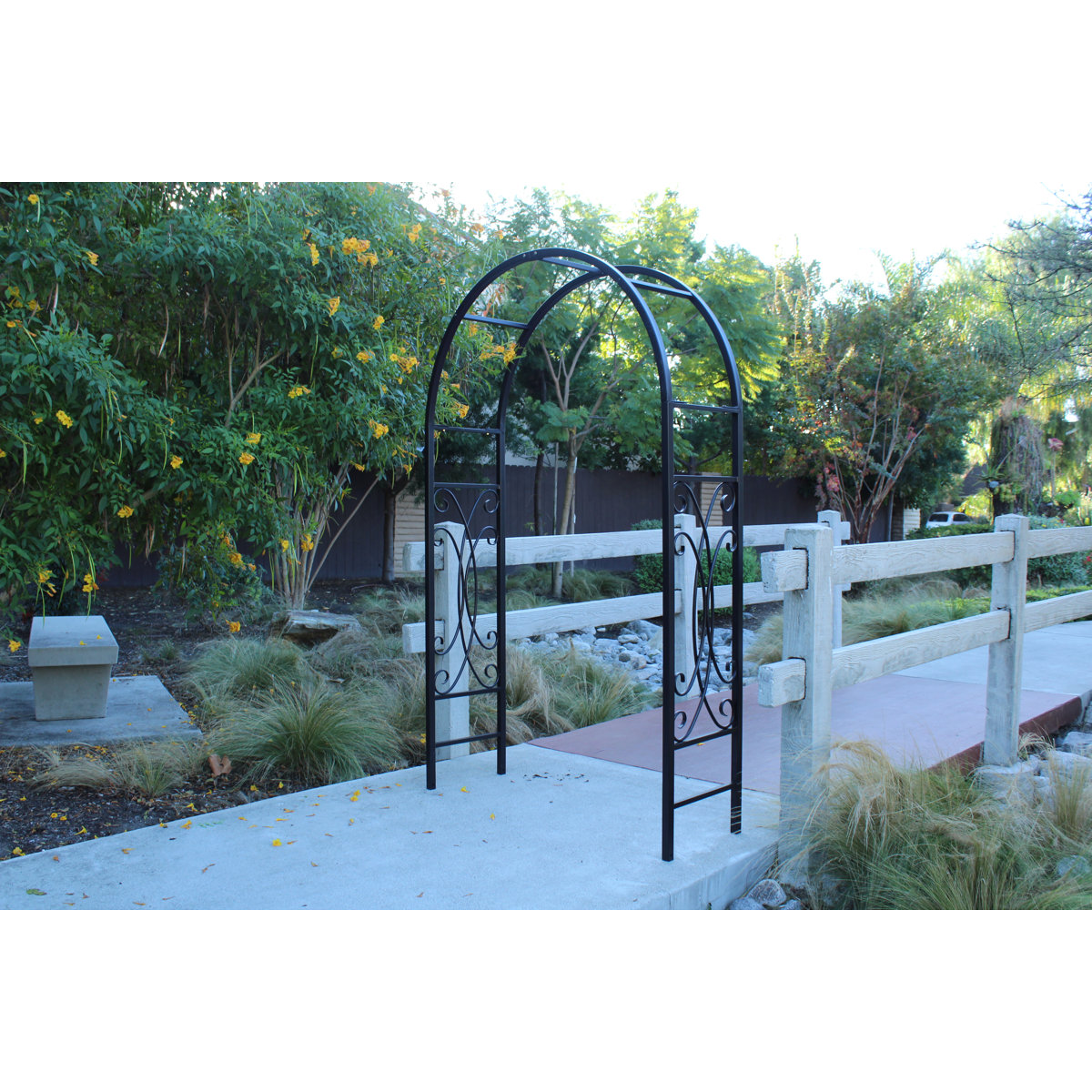 Innova Hearth and Home Bradford Steel Arbor & Reviews | Wayfair
