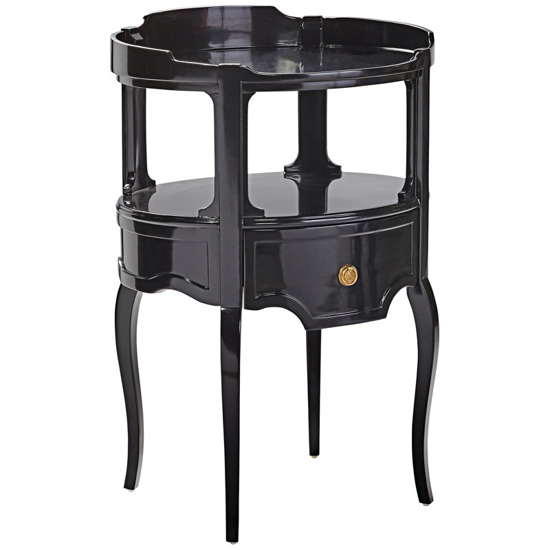 Design Toscano Adoree French 33'' Tall Tray Top End Table | Wayfair