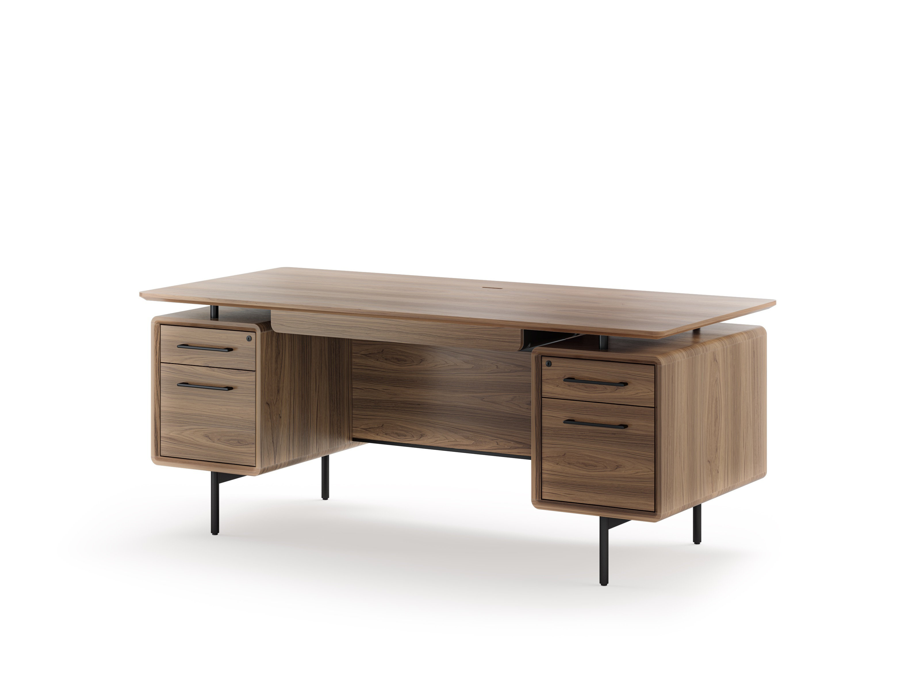 BDI LINQ Office Executive Desk | Wayfair