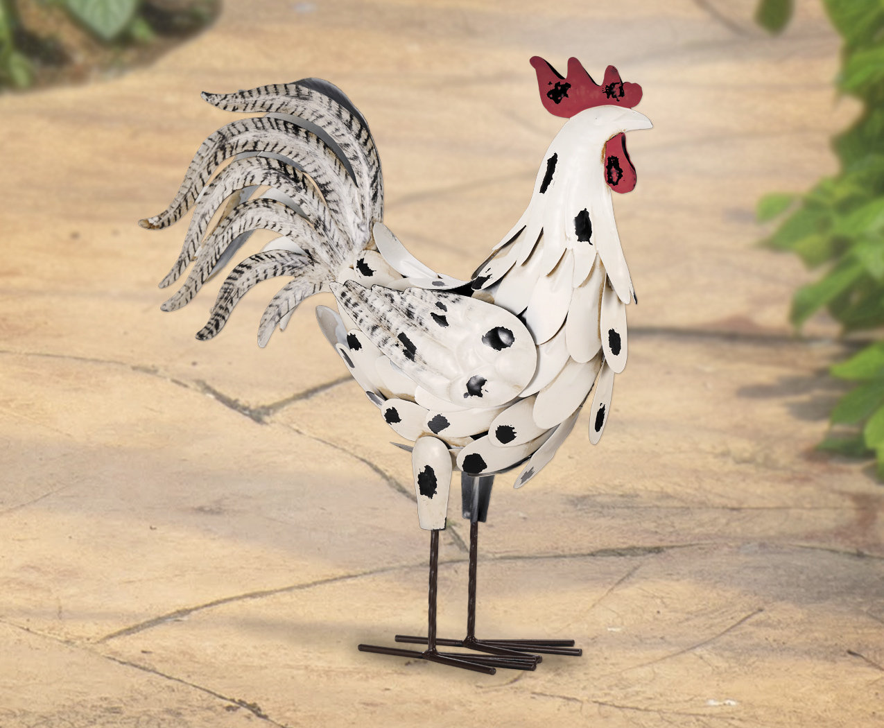 August Grove® Kris Bird Animals Metal Garden Statue & Reviews | Wayfair