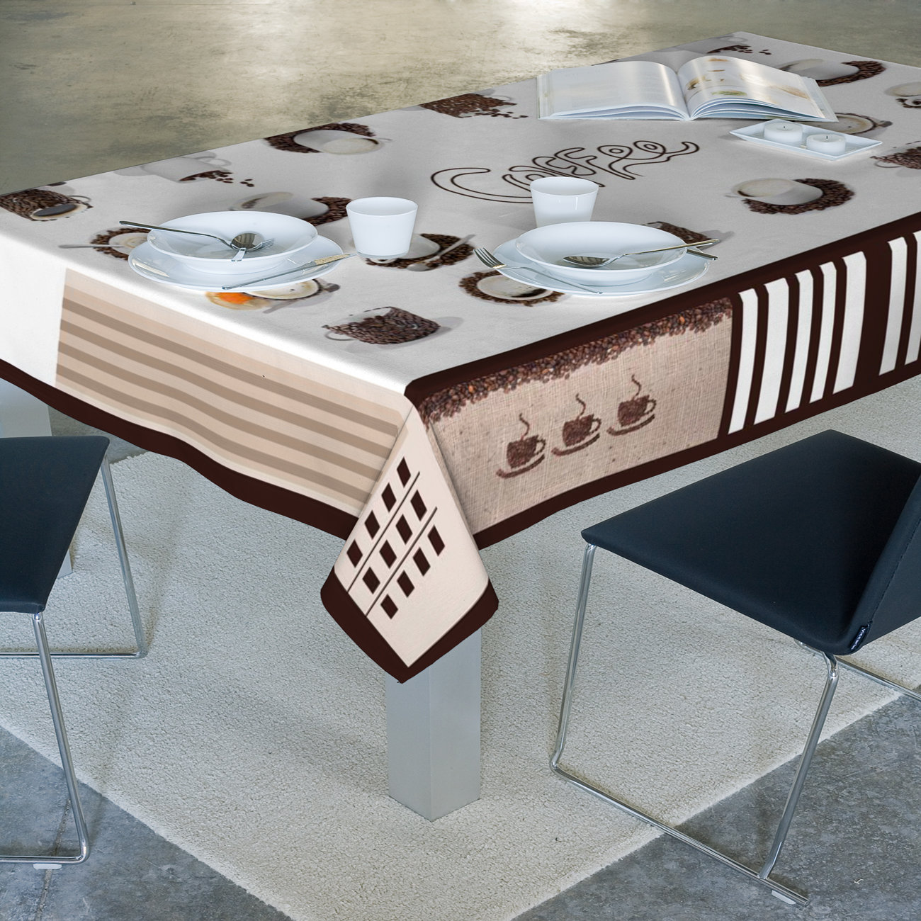 Red Barrel Studio® Dsouza Cafe Tablecloth | Wayfair