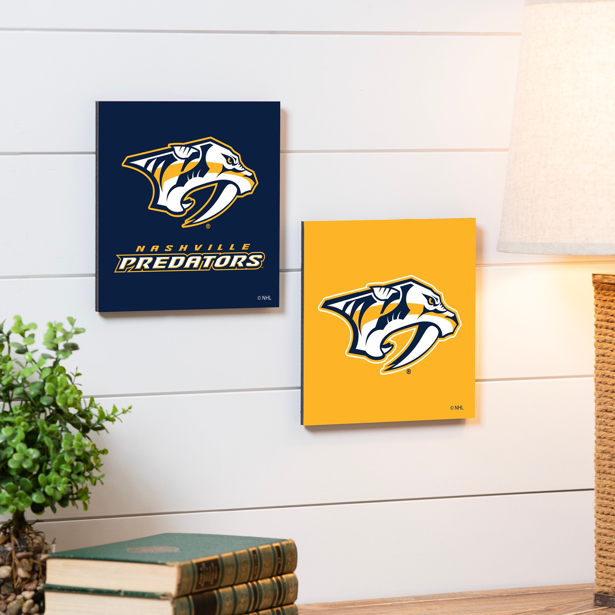 Evergreen Enterprises, Inc Nashville Predators - 2 Piece No Frame Print ...