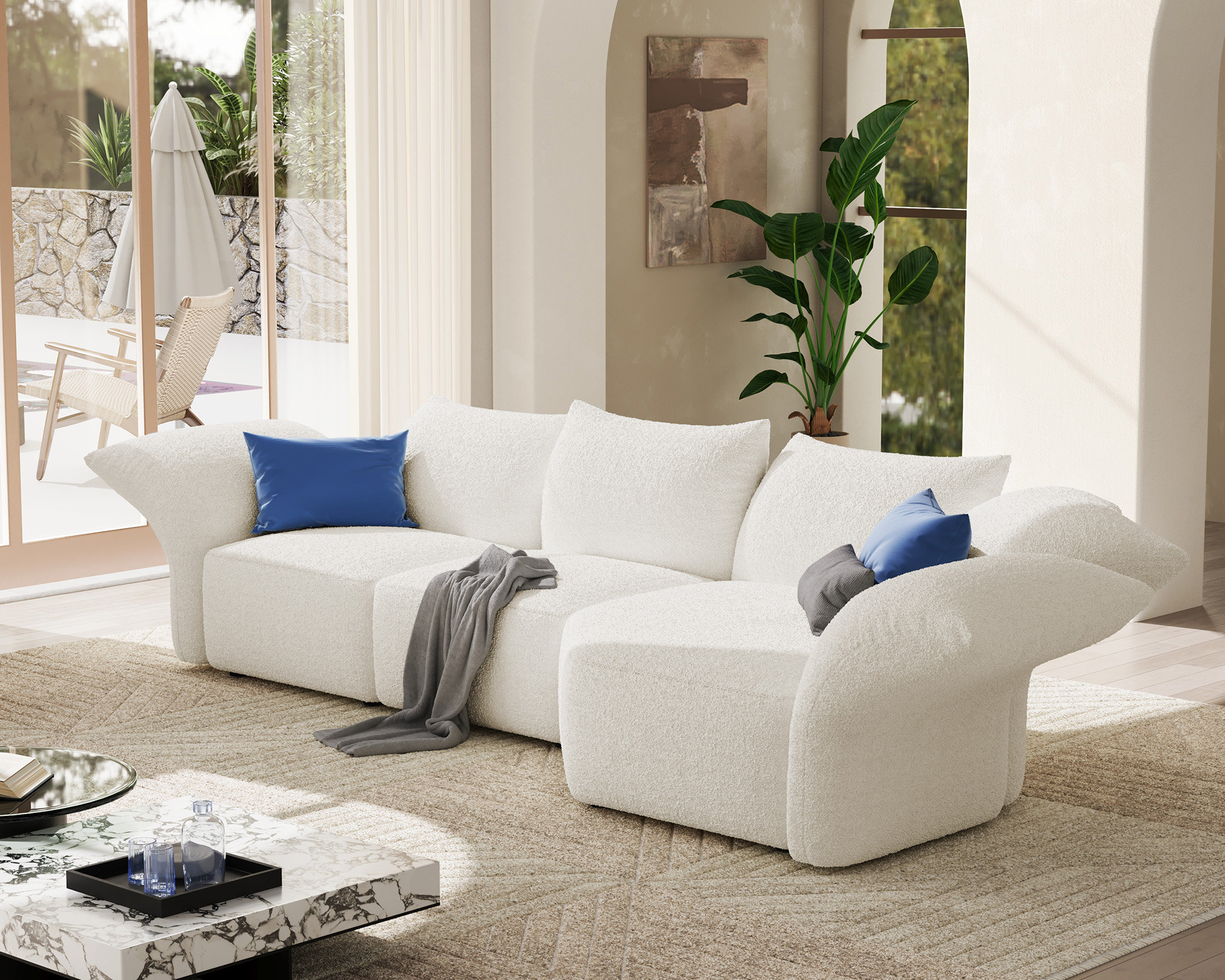 Latitude Run® Modular Sectional Sofa - Adjustable Arm And Backrest ...