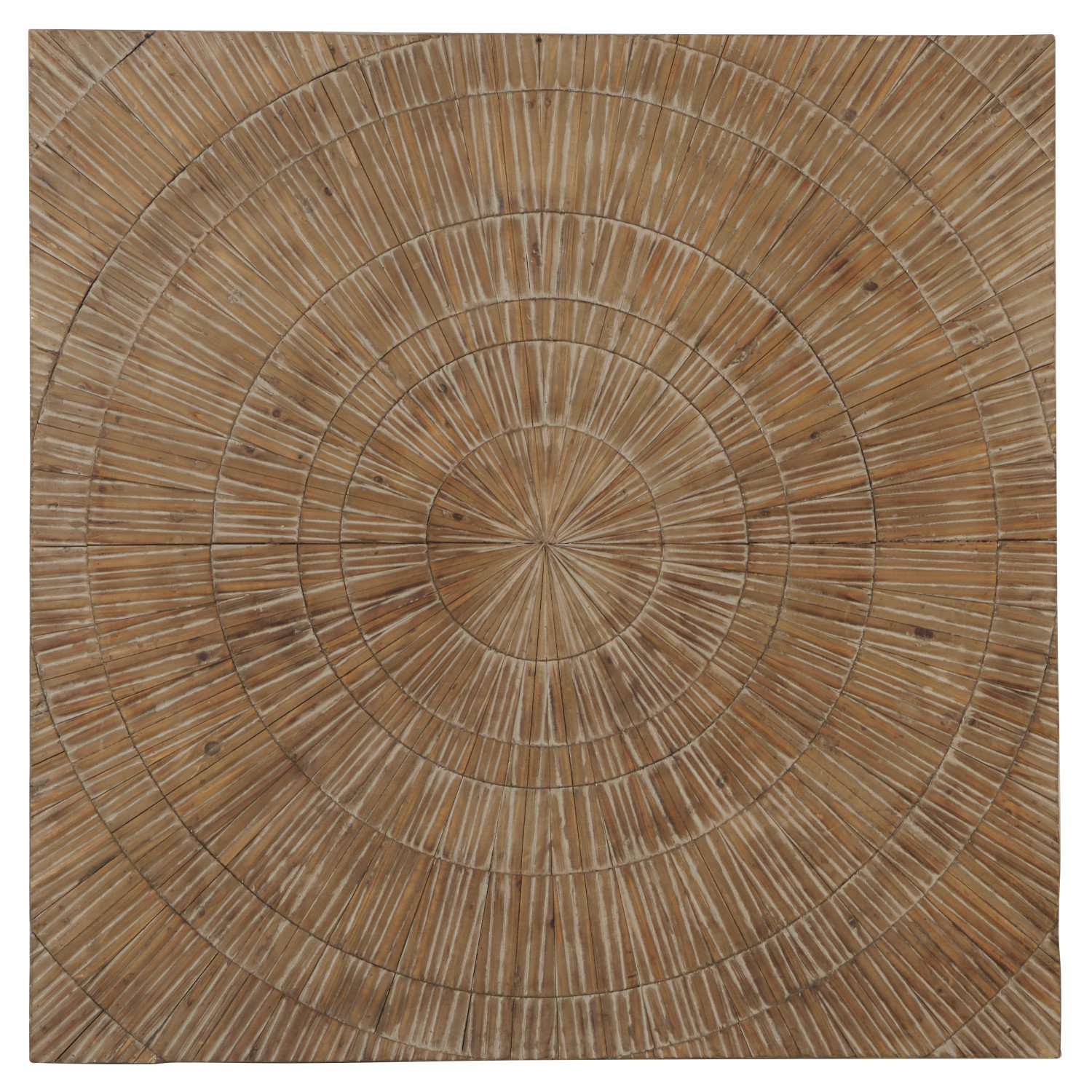Birch Lane™ Wood Handmade Carved Radial Starburst Home Wall Decor ...