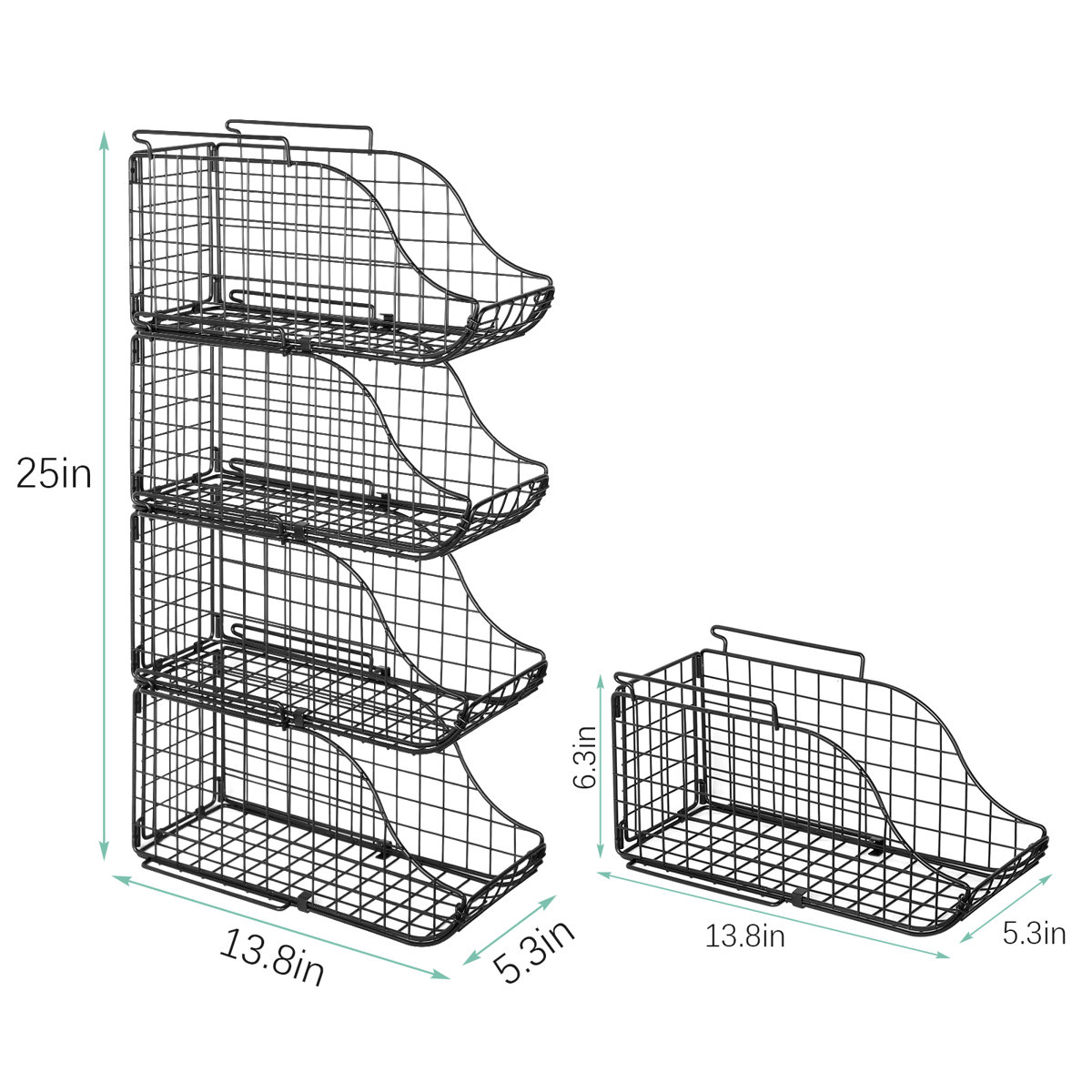 Rebrilliant 3 Tier Can Storage Rack 3 Layer Canned Food Soda Stacking ...