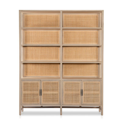 Bayou Breeze Leighton Storage Bookcase | Wayfair