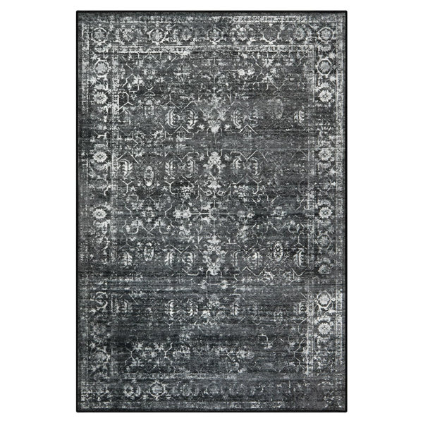 Williston Forge Katzue Faux Fur Machine Washable Rug | Wayfair
