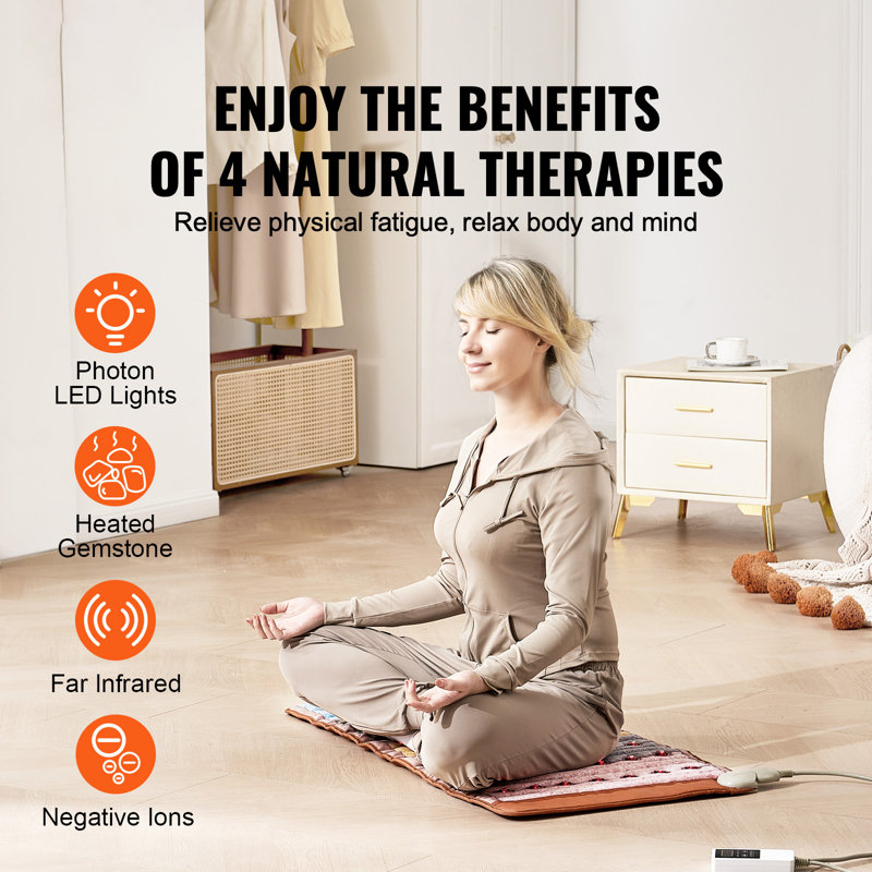 Stellweilan Tessberg Far Infrared Heating Pad 5 Natural Crystal ...