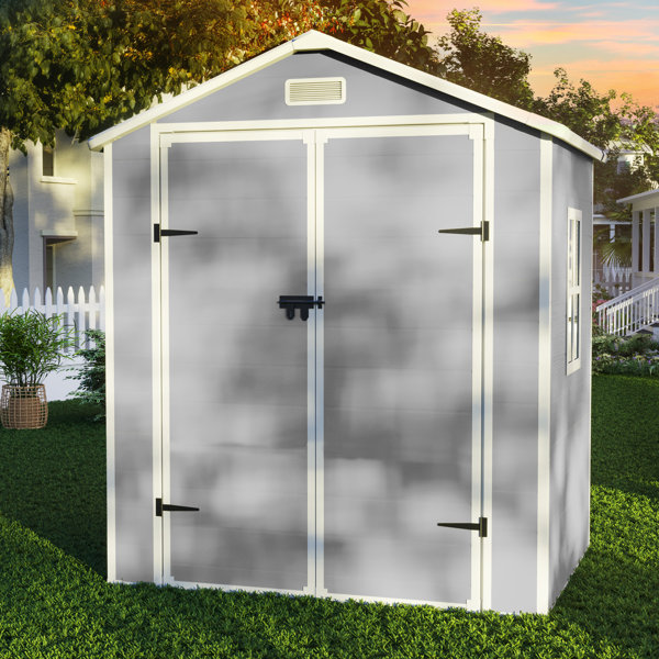 Hermes 6’ × 4‘ Outdoor Resin Storage Shed With Floor & Reviews | Wayfair