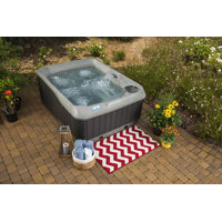 HYDROLUXE SPAS Tahiti Hot Tub 4-Person Lounger, 22 SS Jet, 110V/230V ...