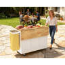 Red Barrel Studio® Kitchen Island With Storage, Rolling Kitchen Island ...