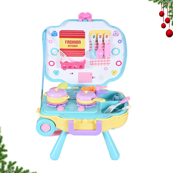 XSIX 3-In-1 Chef Role Play Pretend Play Kitchen Set - Wayfair Canada