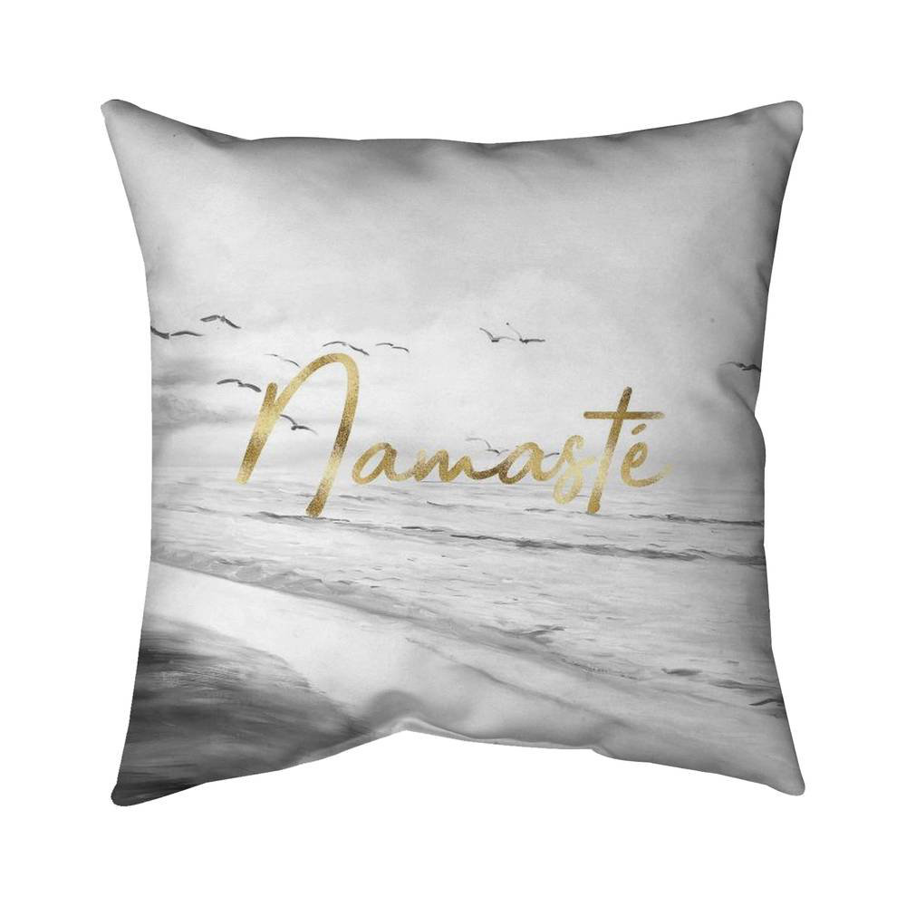 Begin Edition International Inc. Namaste Square Pillow | Wayfair