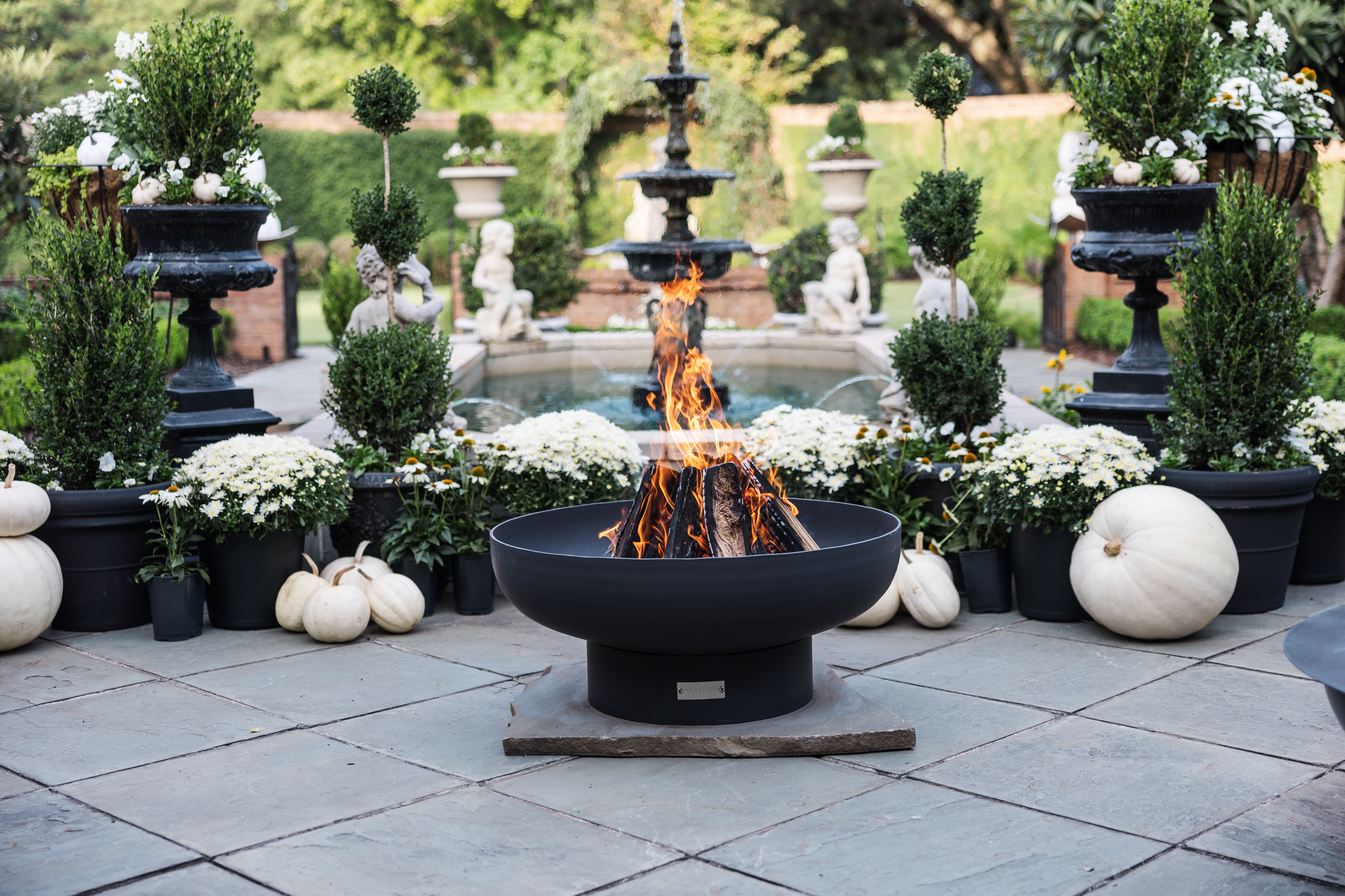 17 Stories Harrogate Steel Wood Burning Fire Pit & Reviews - Wayfair Canada